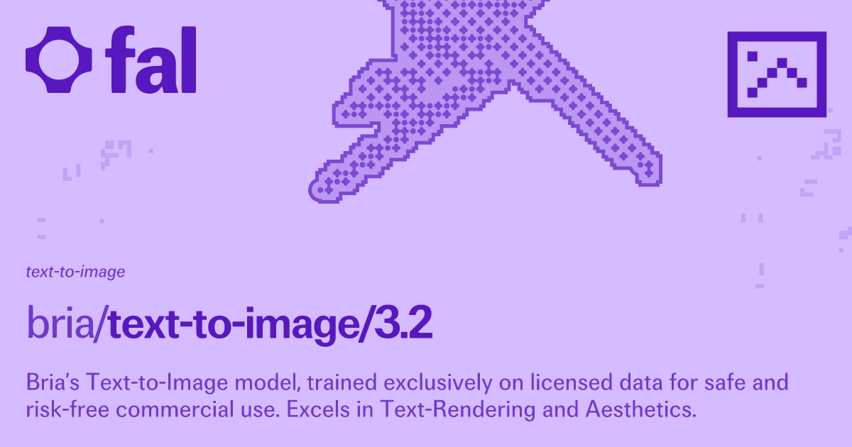 Bria 3.2 Text-to-Image | Text to Image | fal.ai