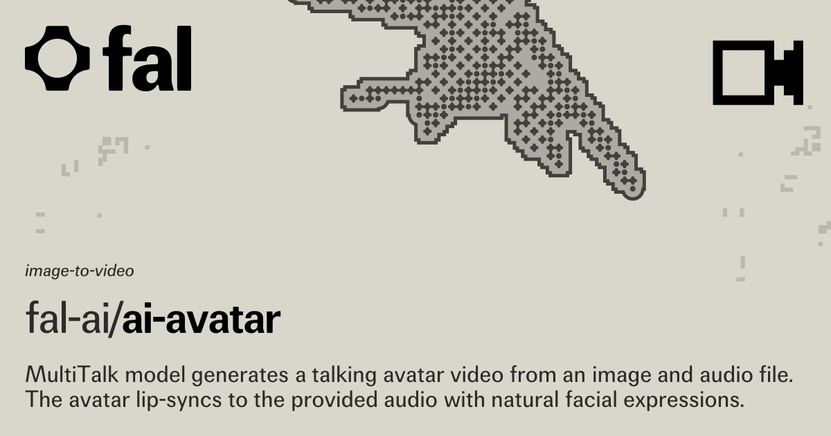 Ai Avatar (Image to Video) API on fal