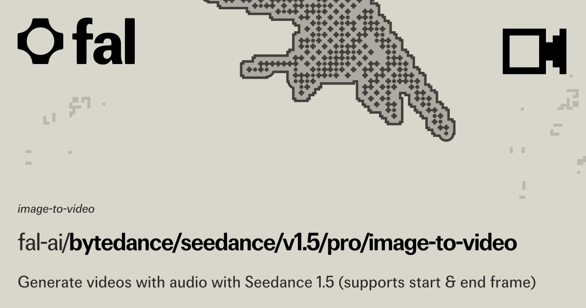 Bytedance | Image to Video | fal.ai