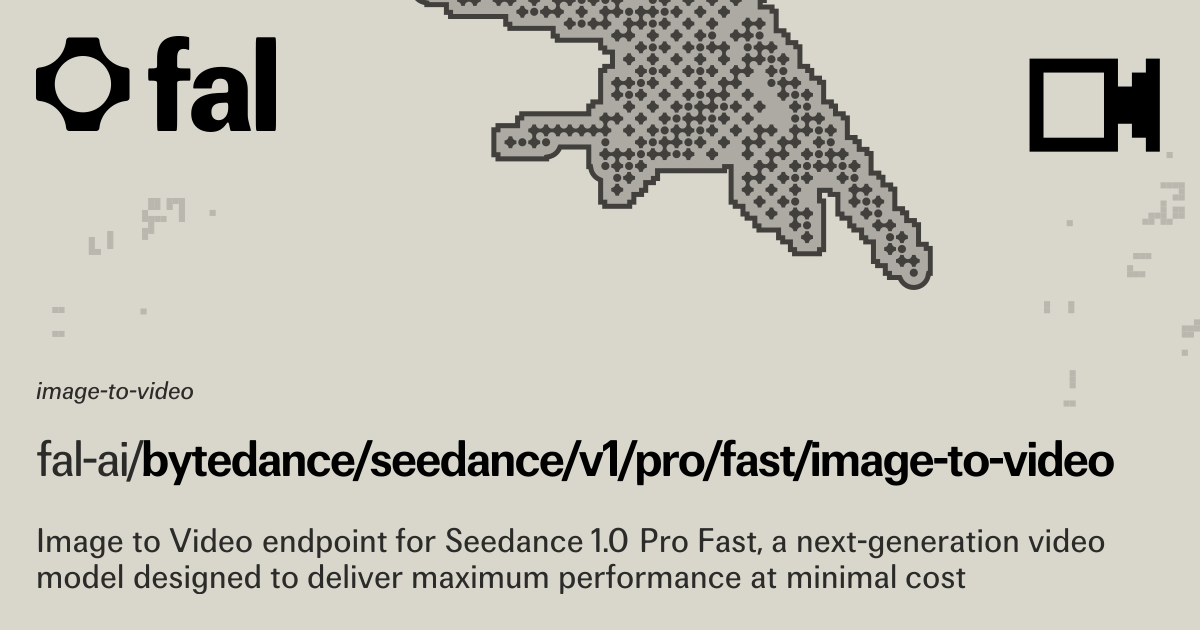 Bytedance | Image to Video | fal.ai