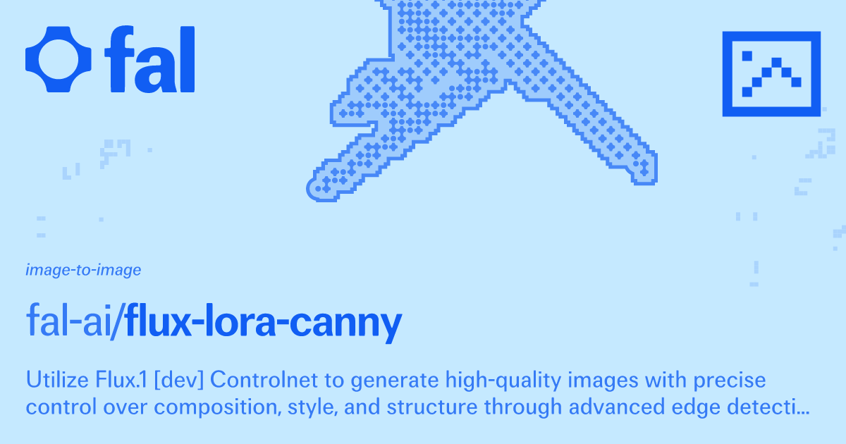 FLUX.1 [dev] Canny with LoRAs | Image to Image | fal.ai