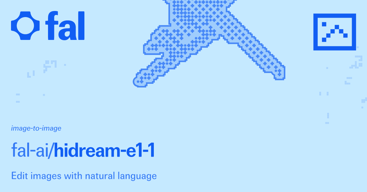 Hidream E1 1 | Image to Image | fal.ai