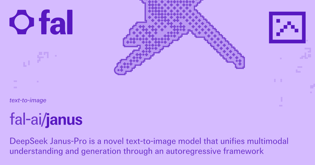 DeepSeek Janus-Pro | Text to Image | fal.ai