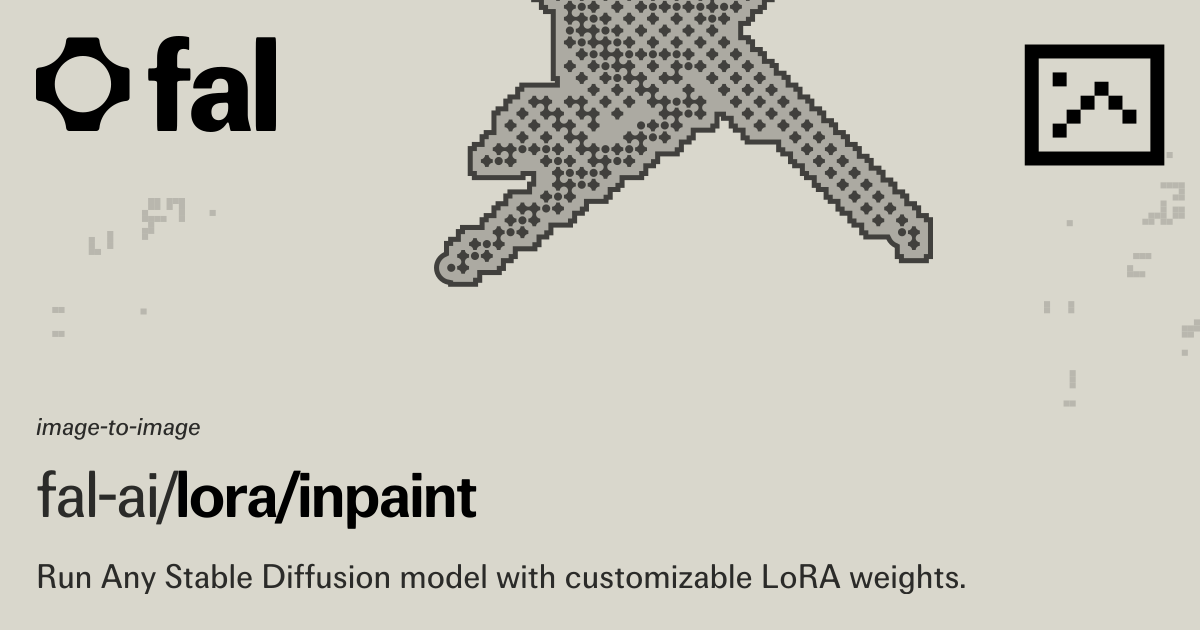 Stable Diffusion with LoRAs (Image to Image) API on fal