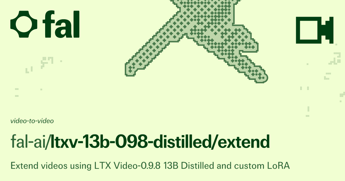 LTX-Video 13B 0.9.8 Distilled | Video to Video | fal.ai