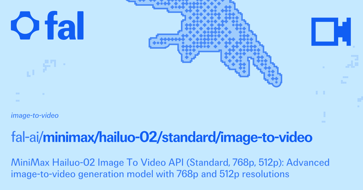 MiniMax Hailuo 02 [Standard] (Image to Video) | Image to Video | fal.ai