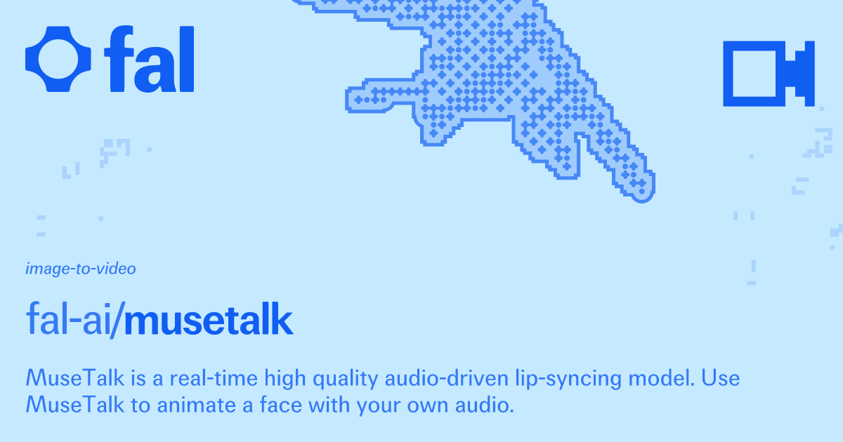 MuseTalk | Image to Video | fal.ai