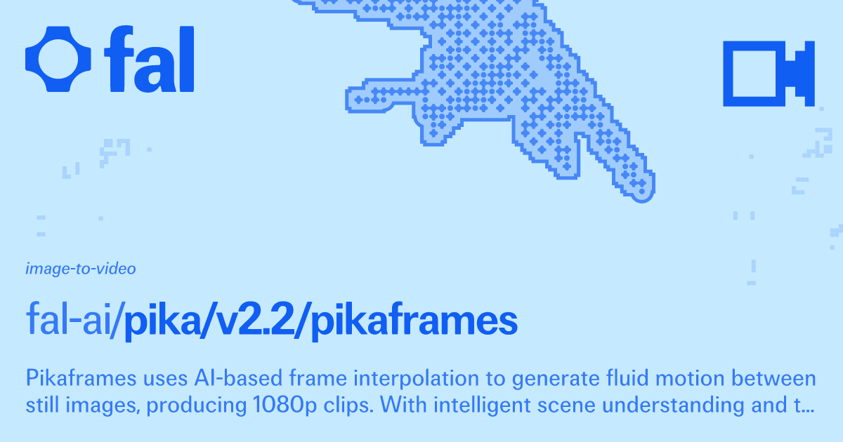 Pika | Image to Video | fal.ai