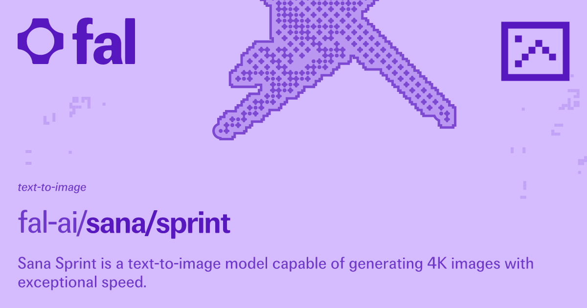 Sana Sprint | Text to Image | fal.ai