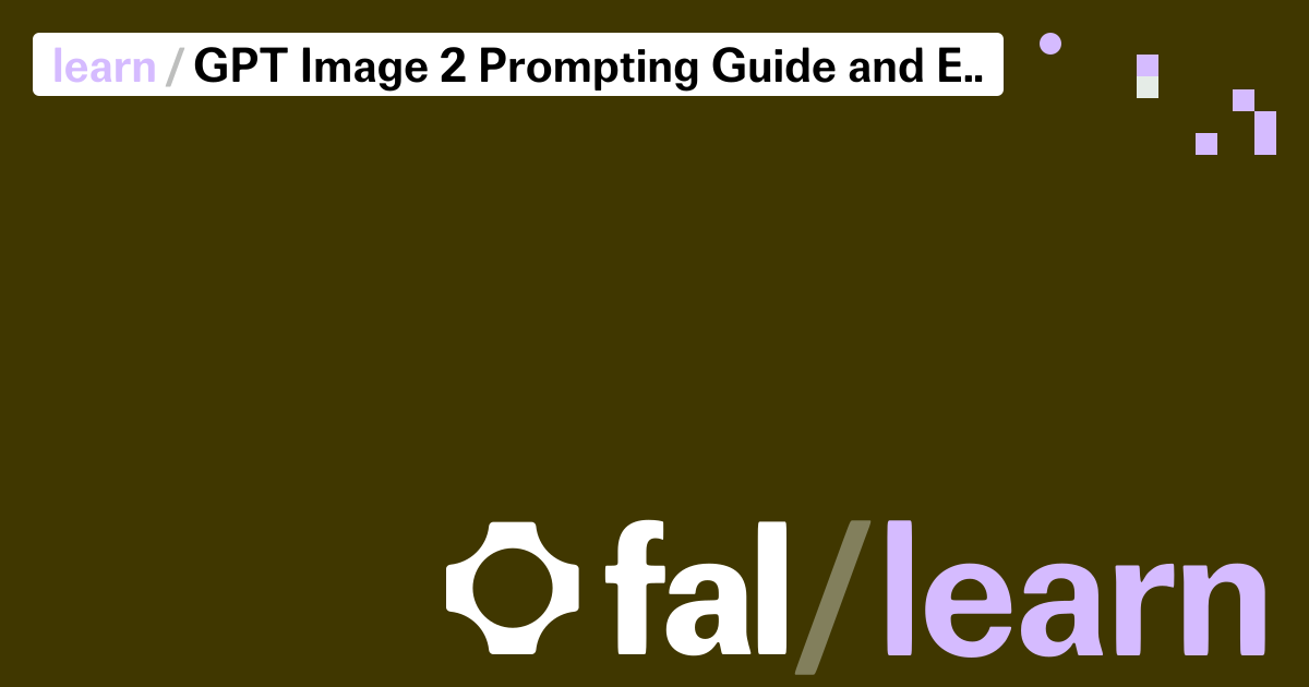GPT Image 2 Prompting Guide and Examples | fal.ai